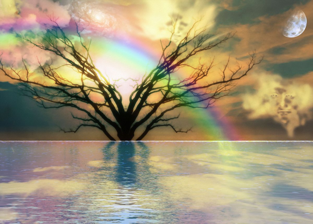 'Magic nature' Poster, picture, metal print, paint by Bruce Rolff ...