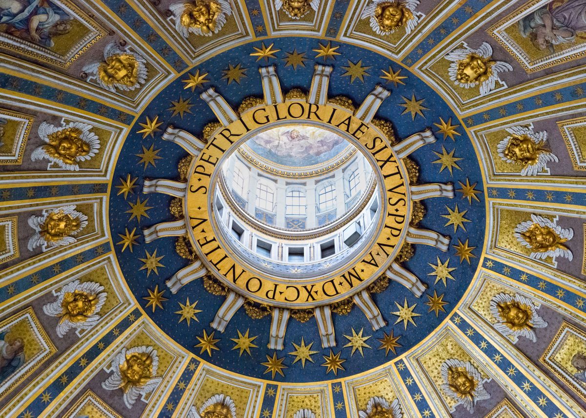 'Saint Peter Basilica' Poster by Giuseppe Cammino | Displate