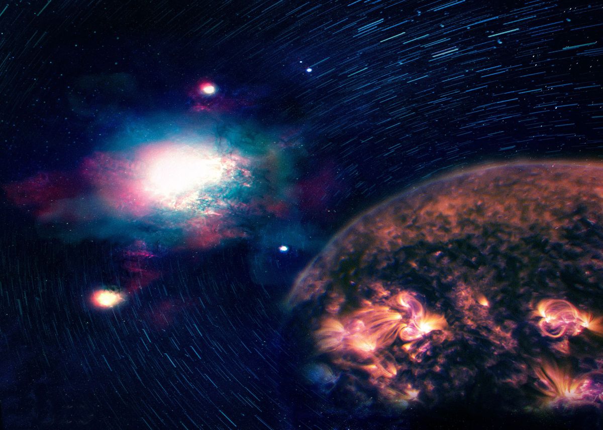 'Deep Space' Poster, picture, metal print, paint by LOTVSDESIGNS | Displate