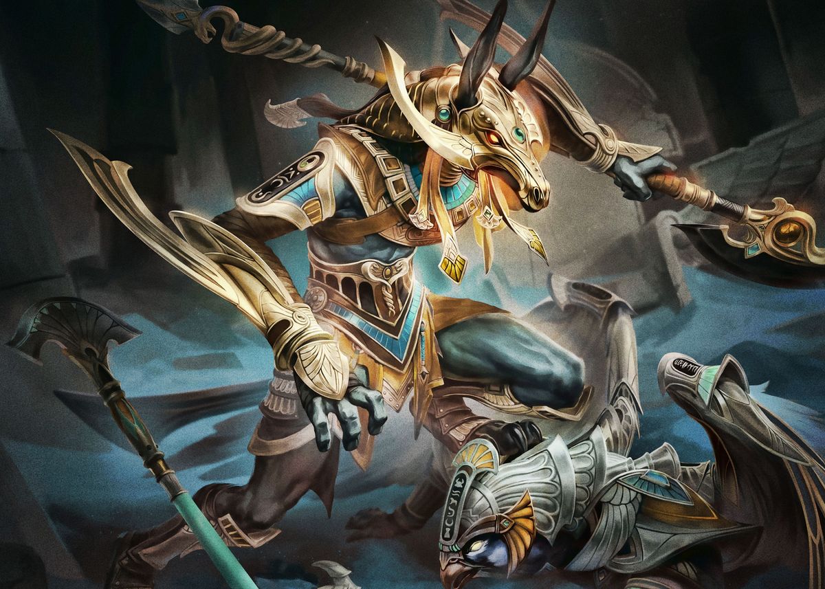 'Smite God' Poster, picture, metal print, paint by Pmurt | Displate