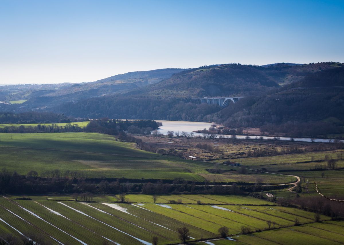 'Lazio countryside' Poster, picture, metal print, paint by Giuseppe ...