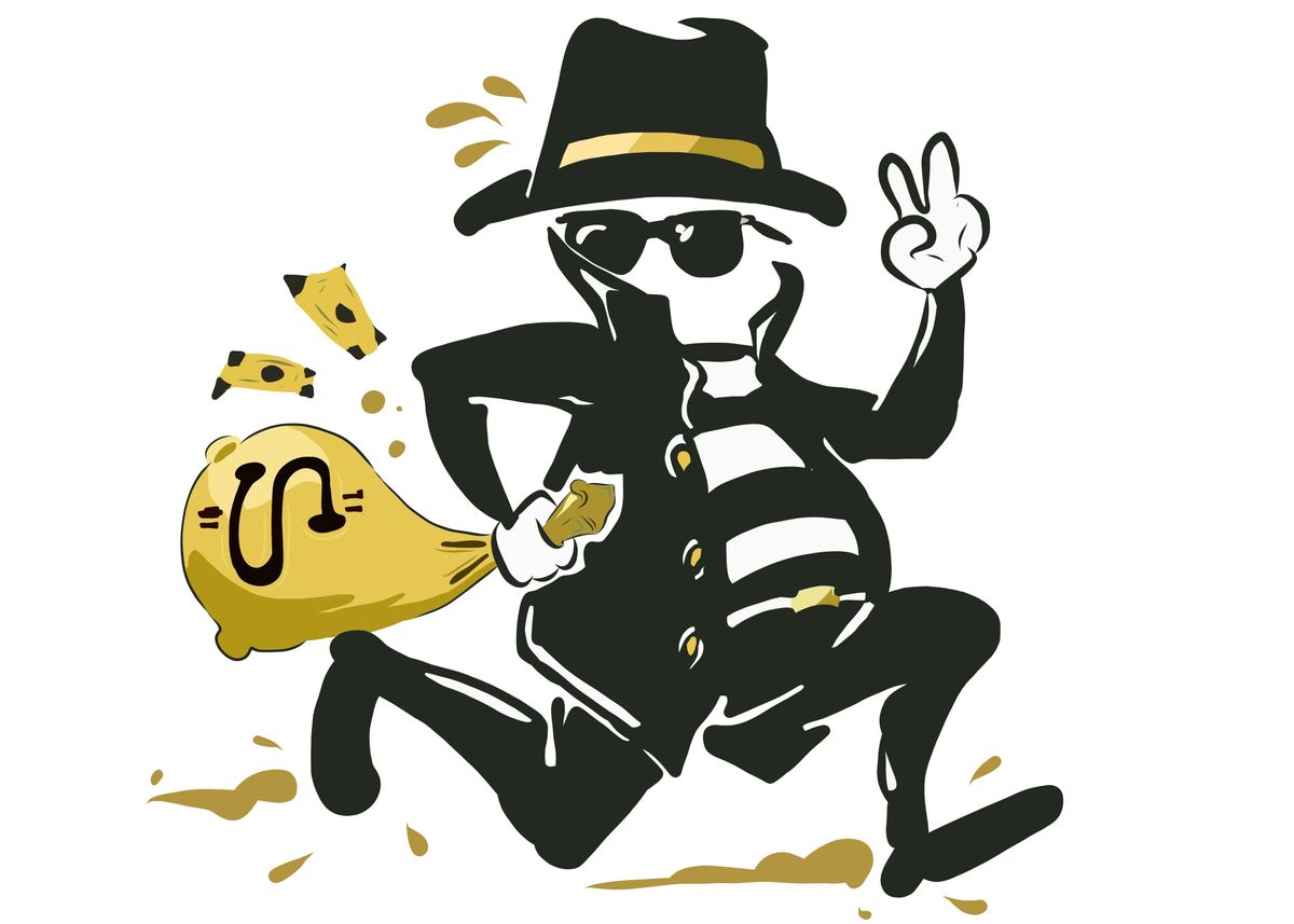 'cool thief' Poster, picture, metal print, paint by EZ Ezzy | Displate