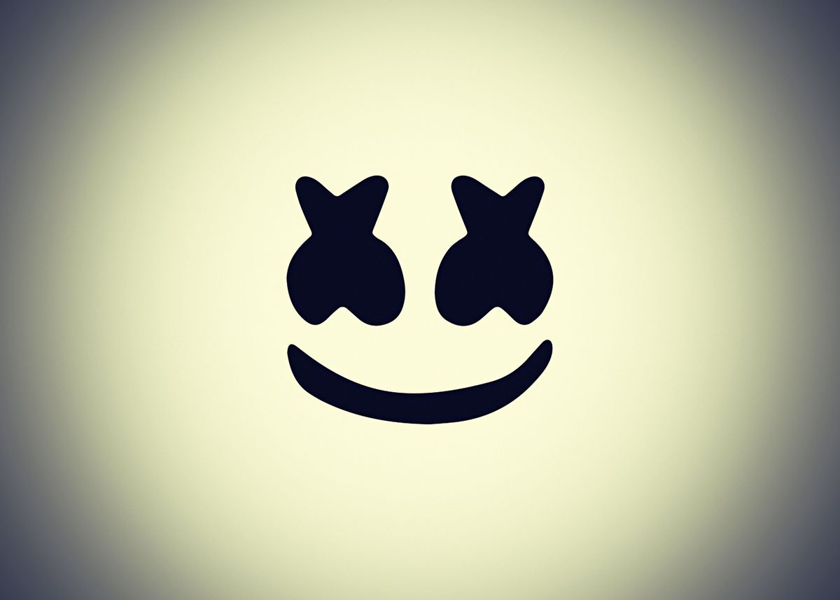 'DJ Marshmello' Poster by ZDai | Displate