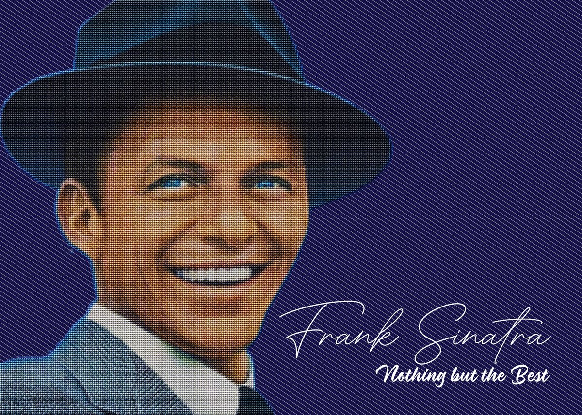 'Frank Sinatra' Poster, picture, metal print, paint by Mobilunik | Displate