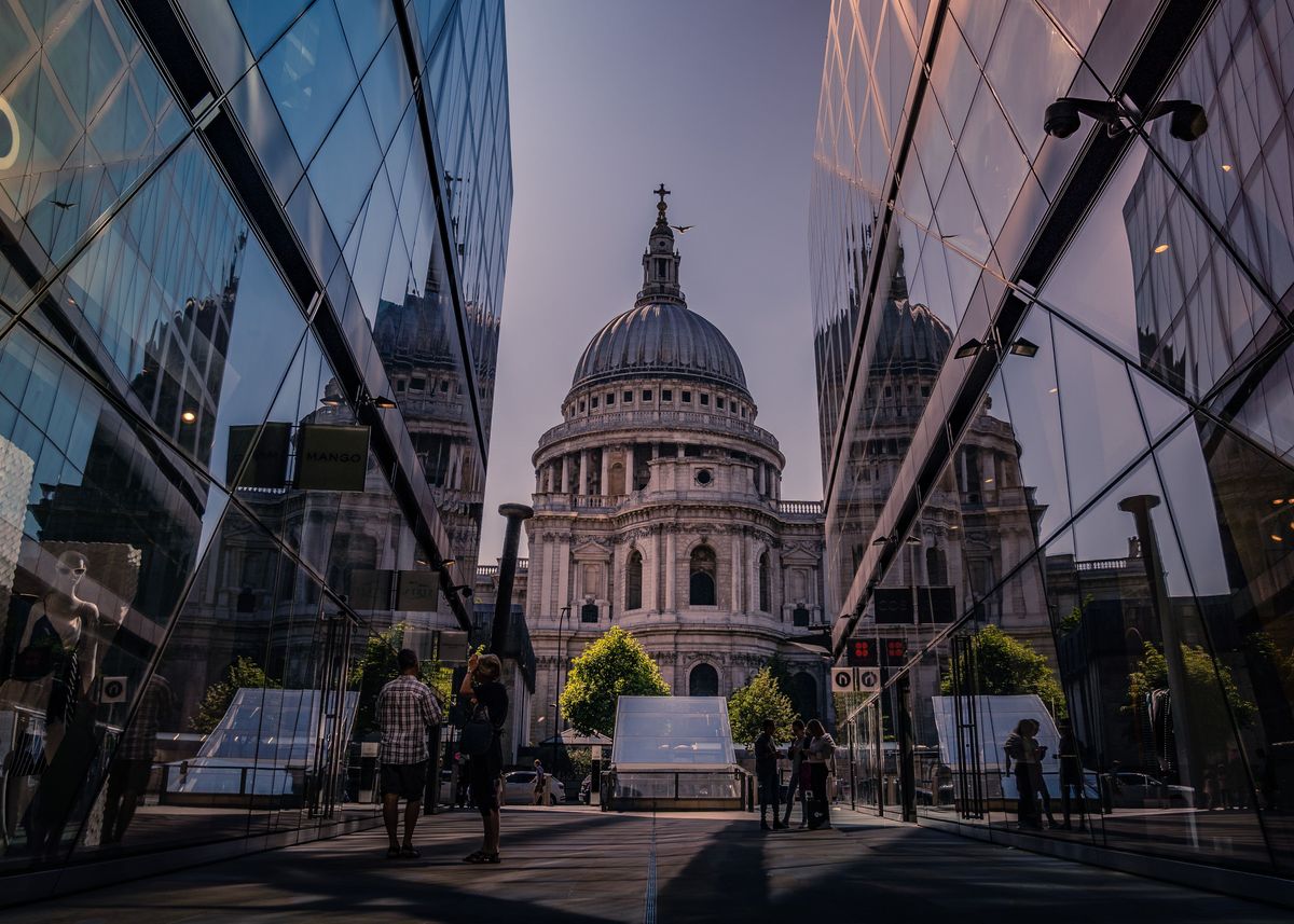 'St Pauls Cathedral' Poster by Andy Hornby | Displate