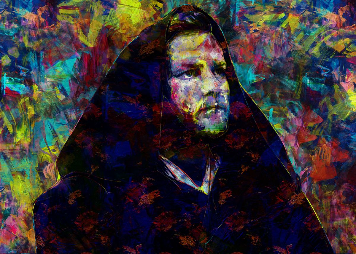 'Ewan Mcgregor' Poster, picture, metal print, paint by Alex Mann | Displate