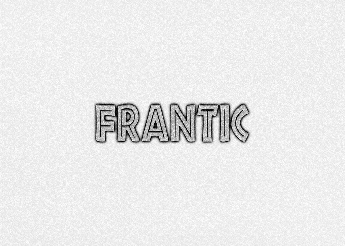 'Frantic' Poster, picture, metal print, paint by Christopher | Displate