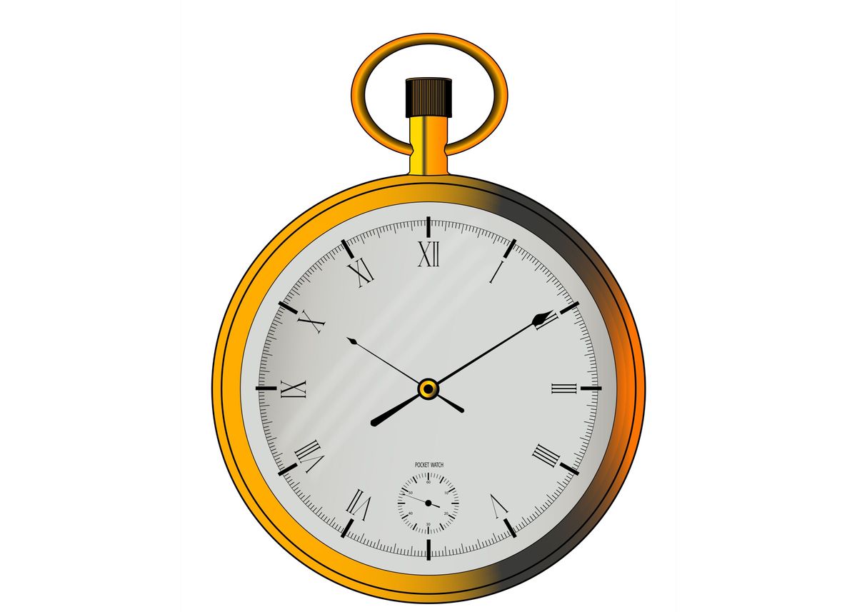 'Pocket Watch' Poster, picture, metal print, paint by HomeStead Digital ...