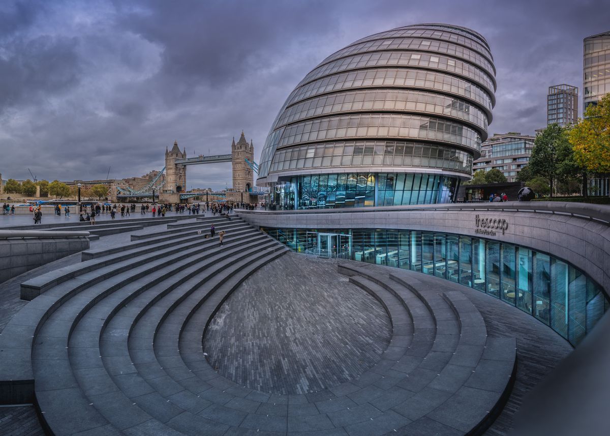 'The Scoop london Dramtic' Poster by Andy Hornby | Displate