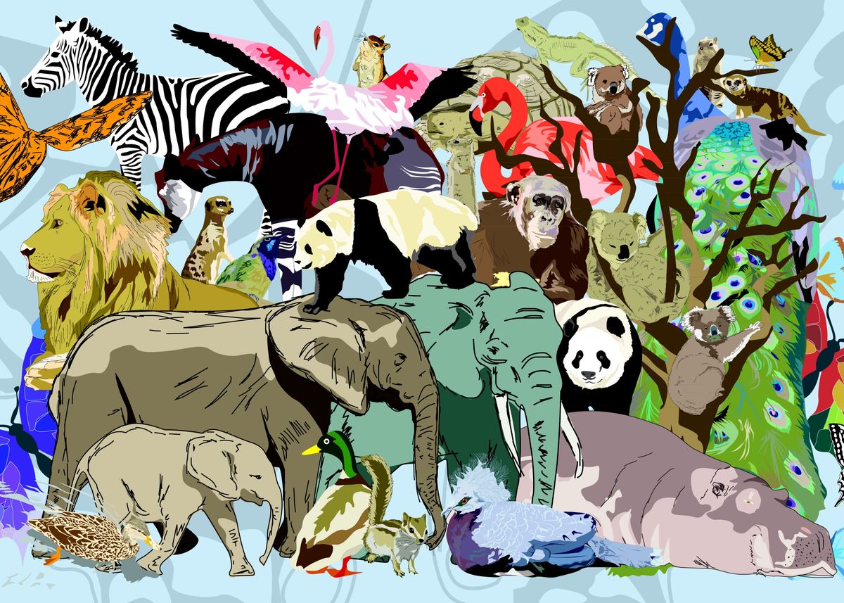 'Zoo' Poster by Sobalvarro | Displate