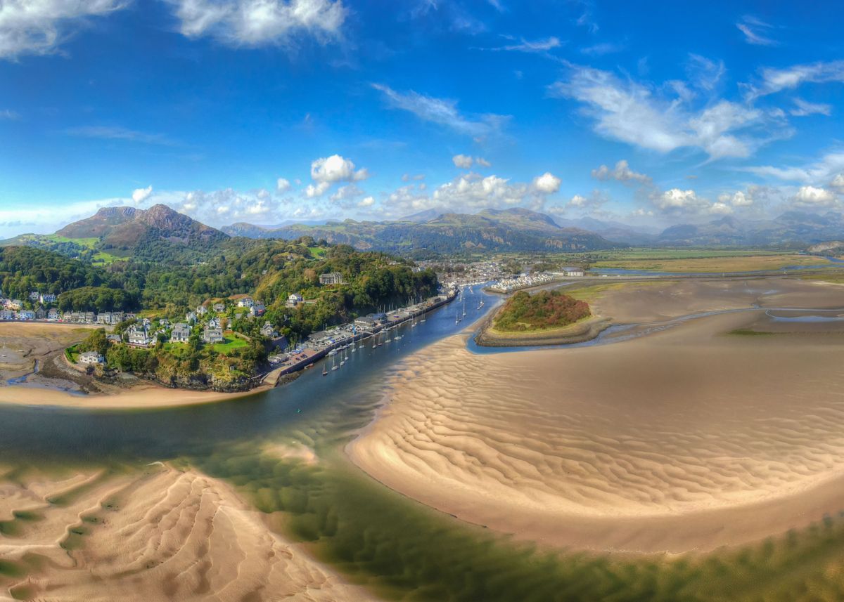 'Estuary' Poster, picture, metal print, paint by Catchavista | Displate