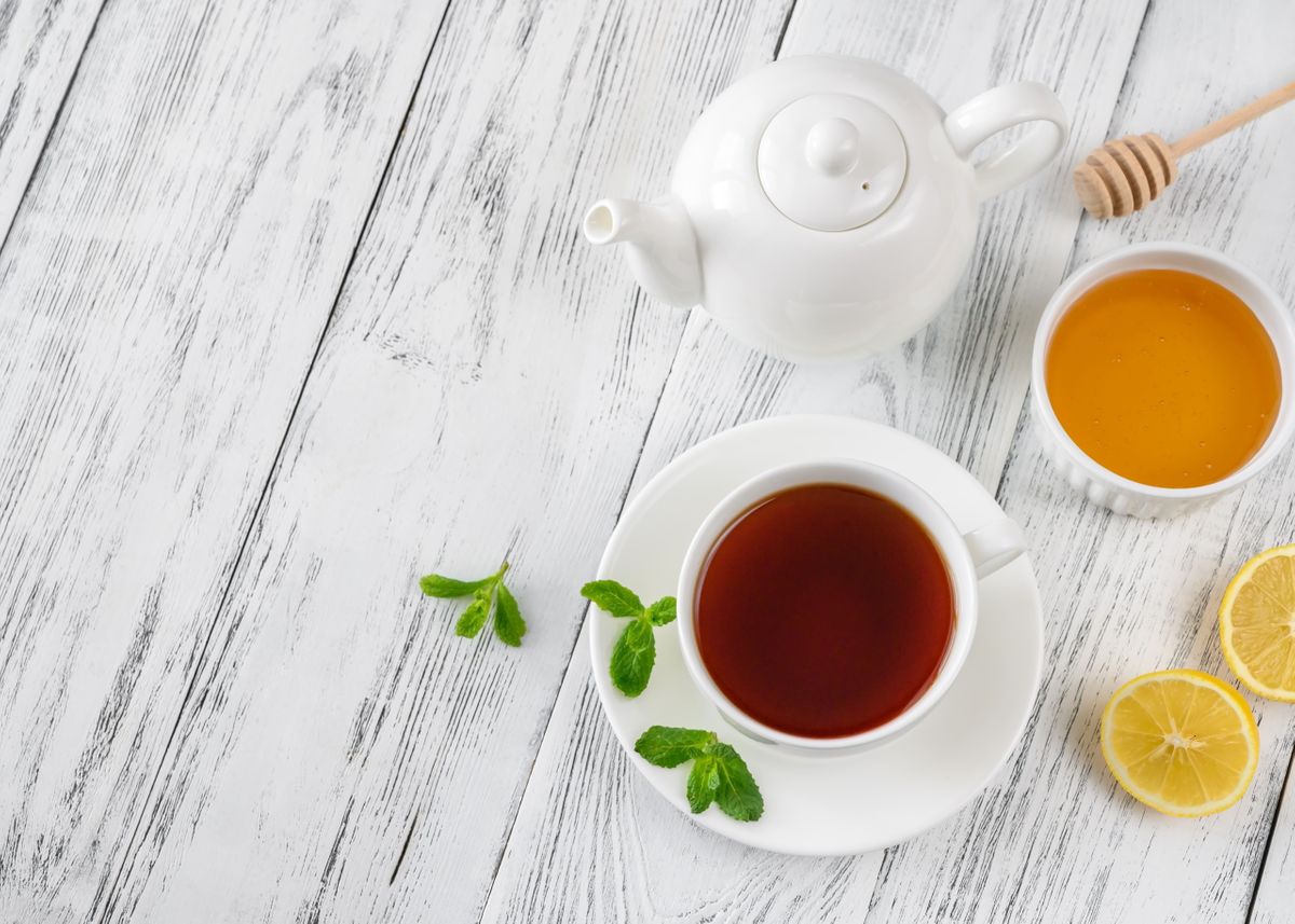 'Cup of black tea ' Poster by Oleksandr Prokopenko | Displate