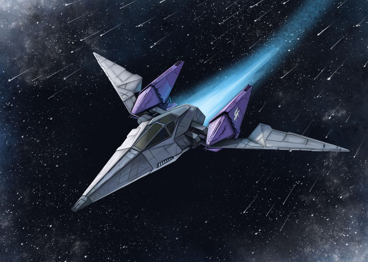 'Airfox' Poster, picture, metal print, paint by Sylfeanne | Displate