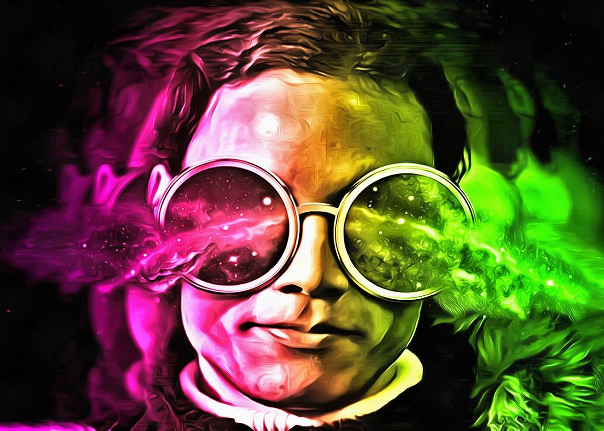 'Time Warp' Poster, picture, metal print, paint by Carl Lacson | Displate