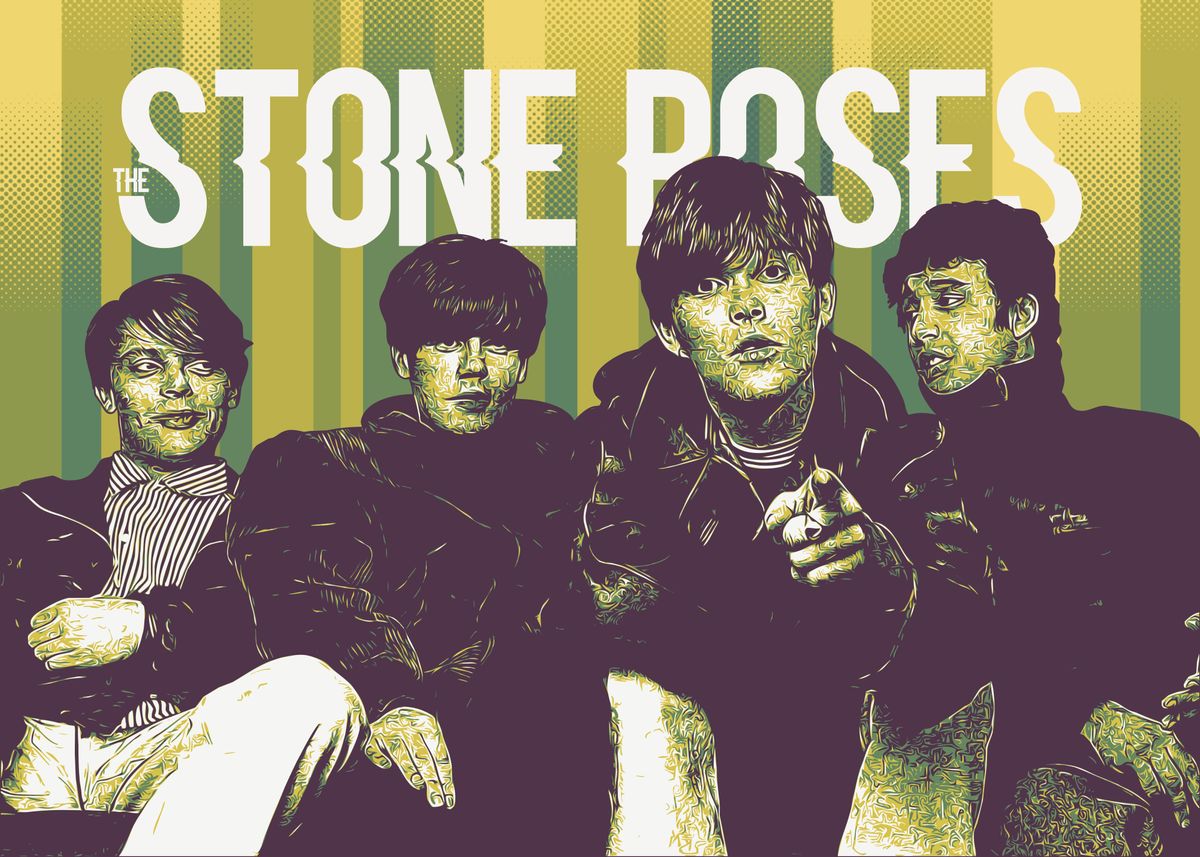 'The Stone Roses Artwork ' Poster, picture, metal print, paint by Rizky ...