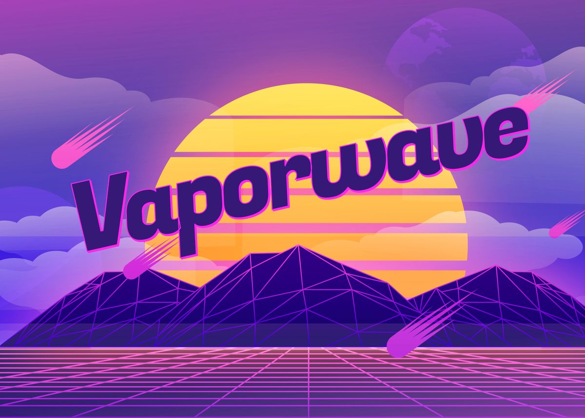 'Vaporwave' Poster, picture, metal print, paint by Synthwave 1950 ...