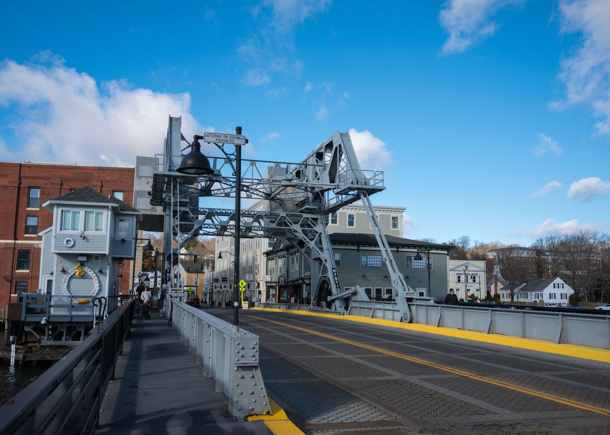 'Mystic CT Drawbridge' Poster, picture, metal print, paint by Michael ...