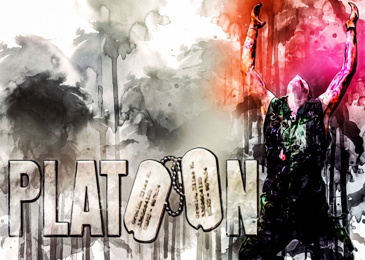 'platoon' Poster, picture, metal print, paint by Jeffery Anabelle ...