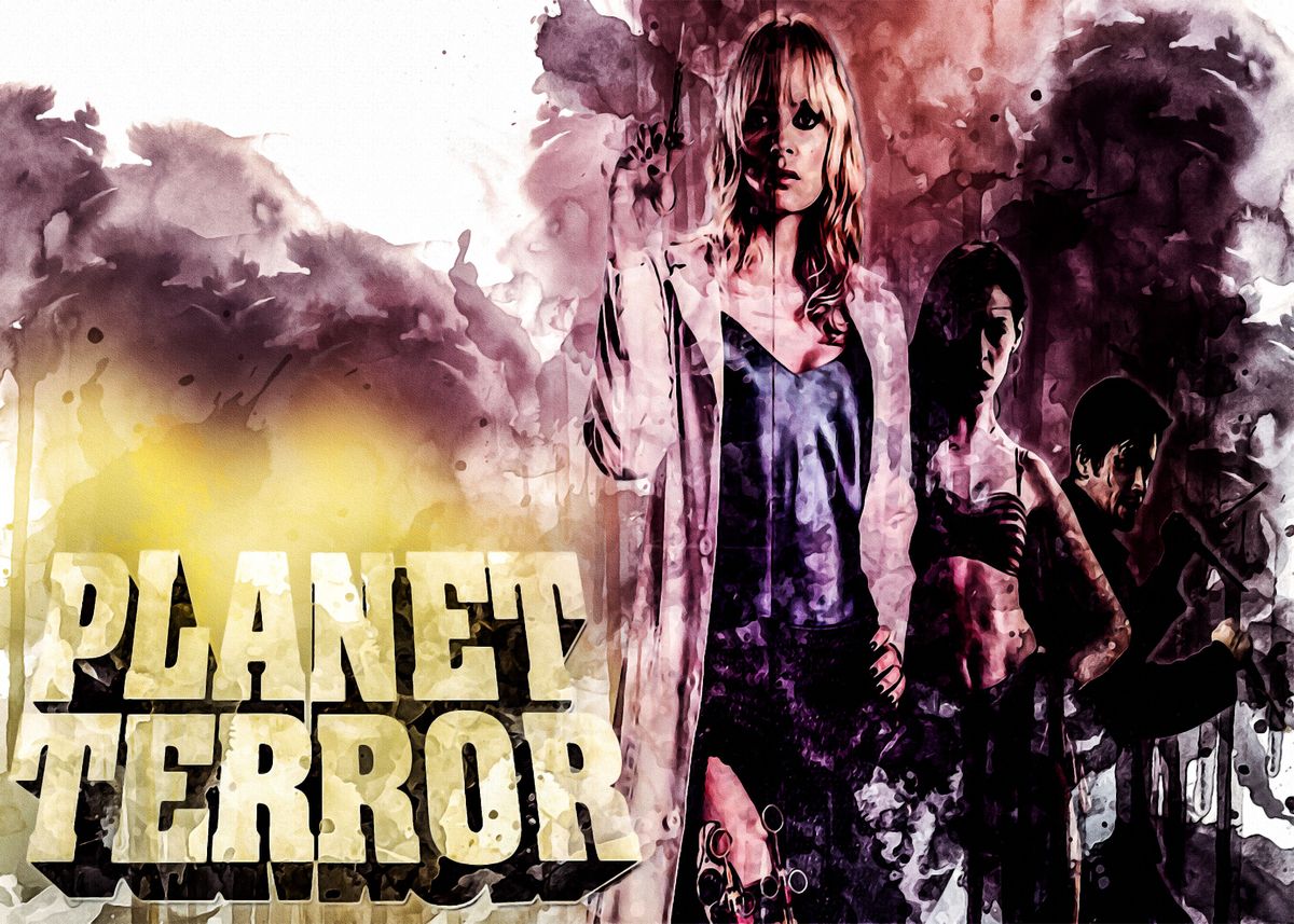 'planet terror' Poster, picture, metal print, paint by Jeffery Anabelle ...