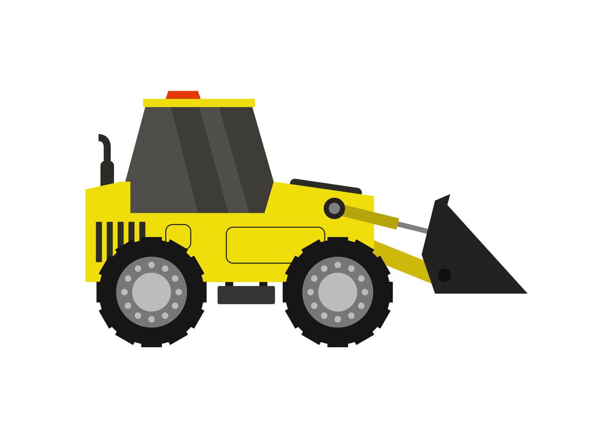 'excavator' Poster by Marco Livolsi | Displate