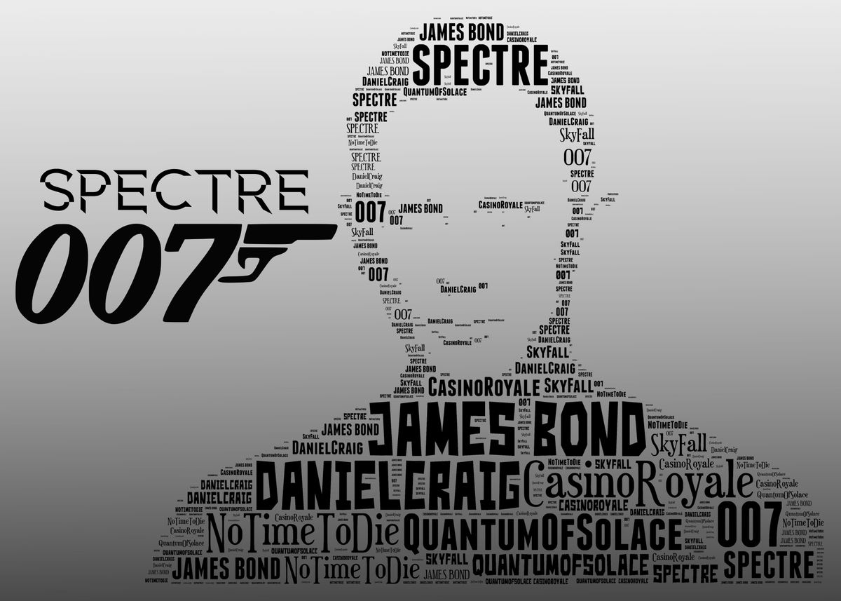 'James Bond 7' Poster, picture, metal print, paint by The Icons ...
