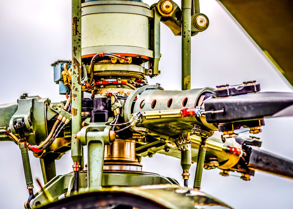 'Coaxial Helicopter Rotor' Poster, picture, metal print, paint by Art ...