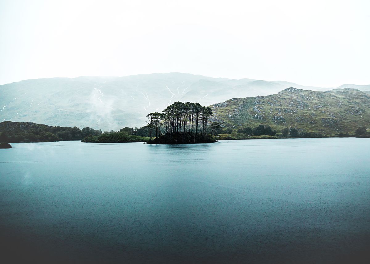 'Blue Island ' Poster, picture, metal print, paint by Stalnikiewicz ...