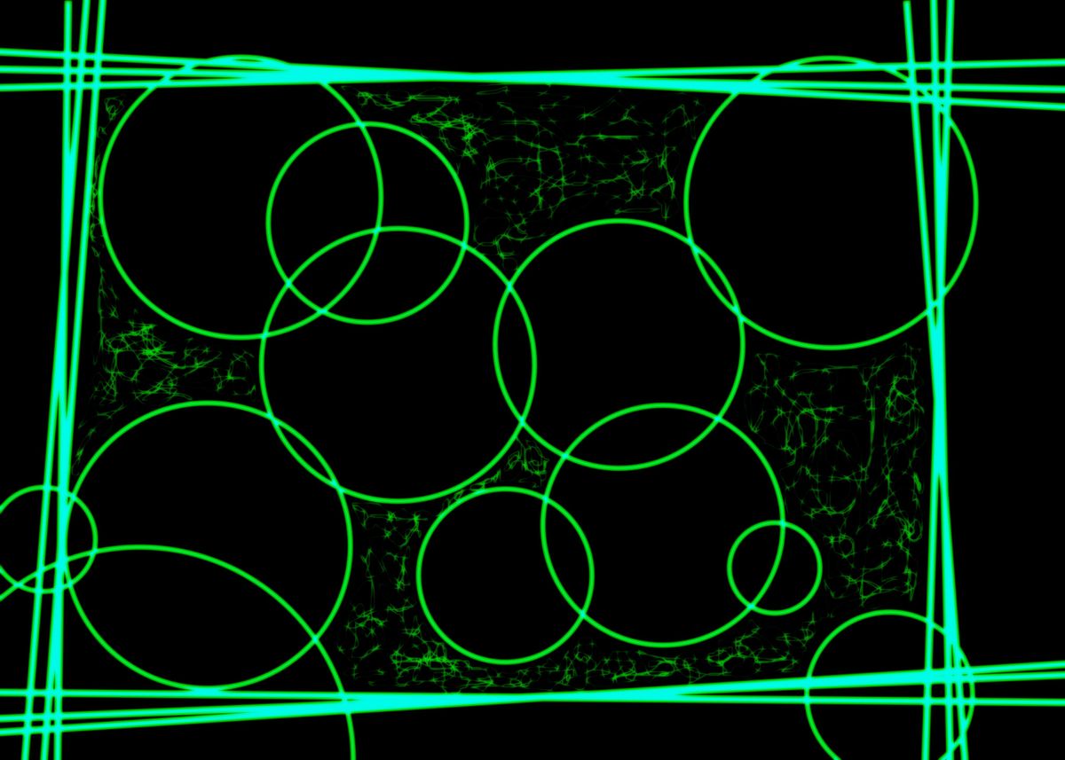 'Abstract Neon Green' Poster, picture, metal print, paint by Motivation ...