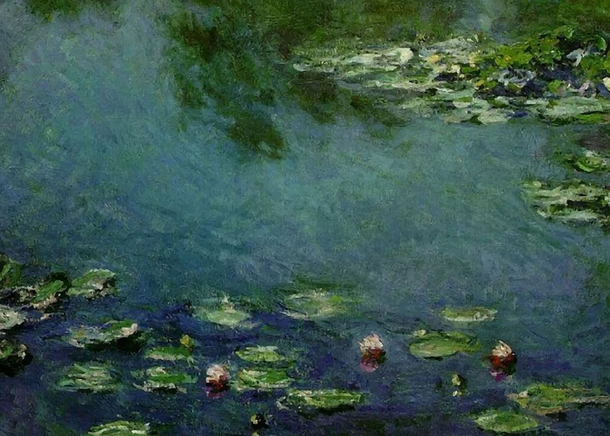 'Claude Monet pond' Poster, picture, metal print, paint by ArtGallery ...