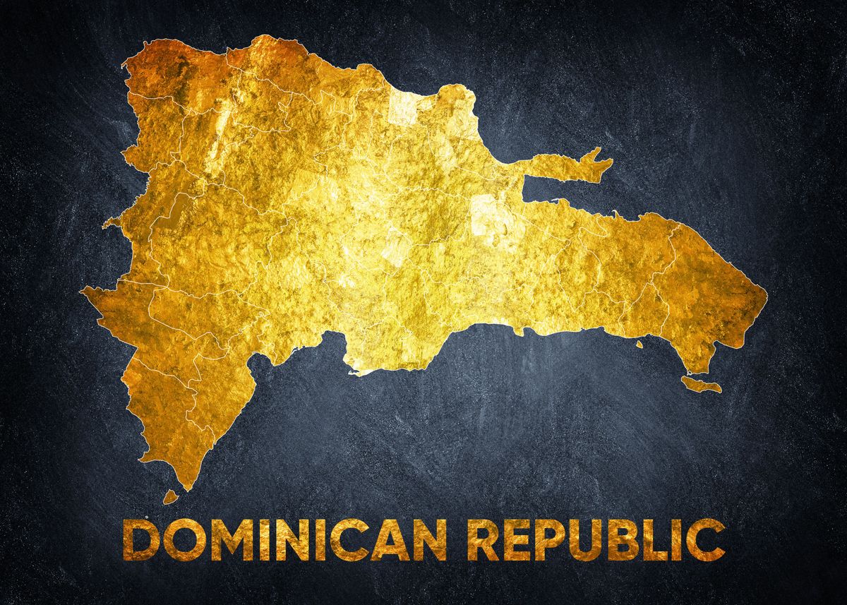 'Dominican Republic' Poster by SplashDesign | Displate