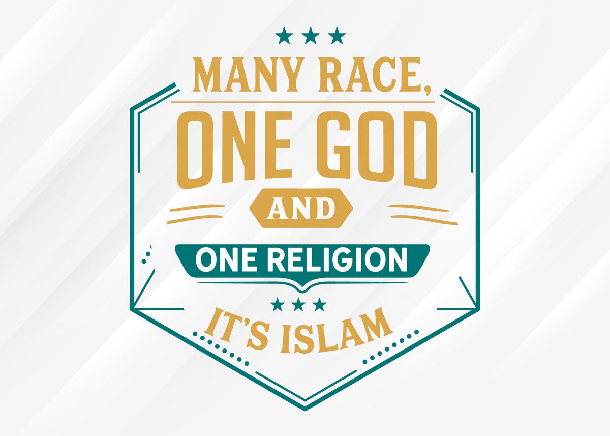 'One god one religion' Poster, picture, metal print, paint by baraiko ...