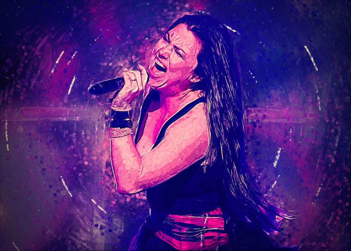 'Amy Lee' Poster, picture, metal print, paint by Masahiro Art | Displate
