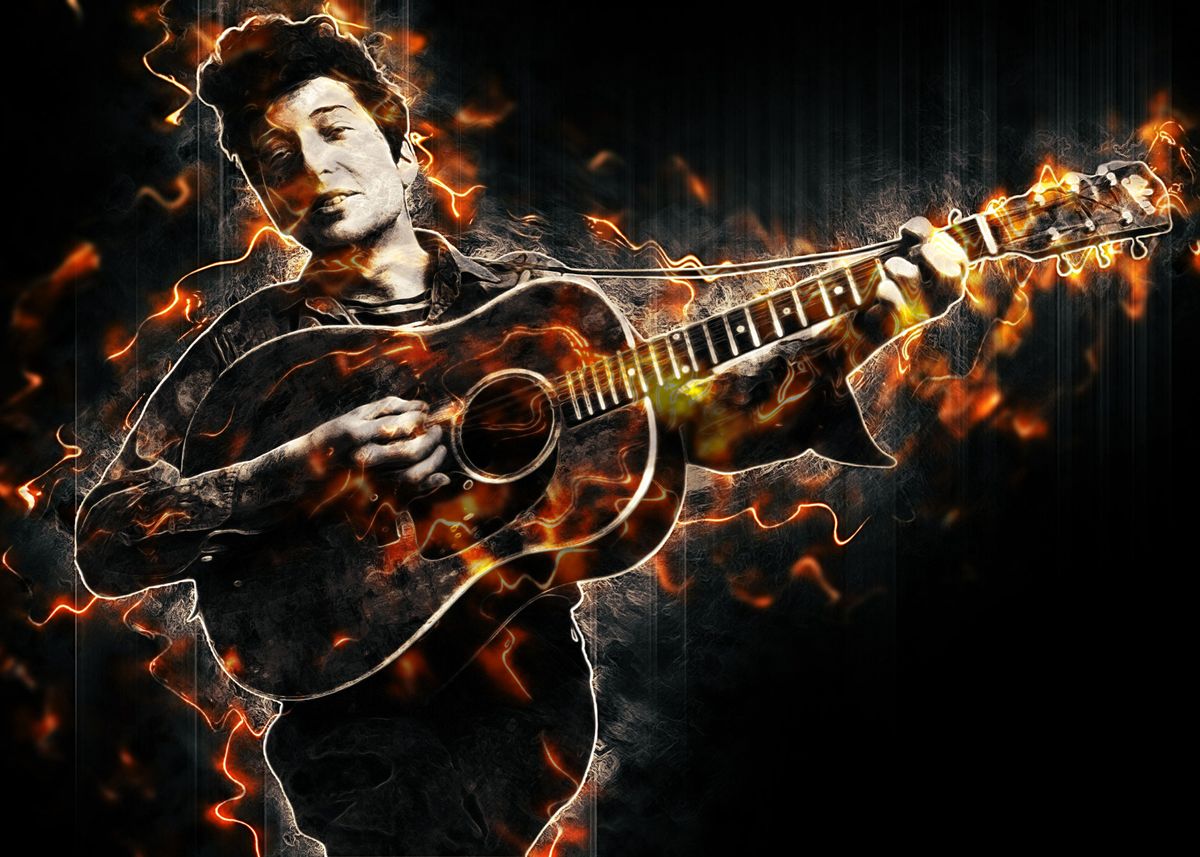 'Bob Dylan' Poster, picture, metal print, paint by Hipolito Wendorf ...