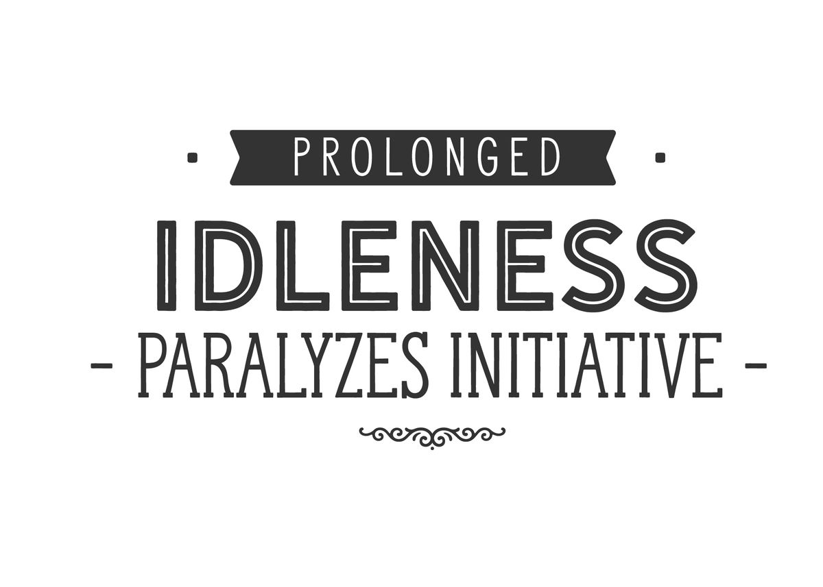 'Prolonged idleness' Poster, picture, metal print, paint by baraiko ...