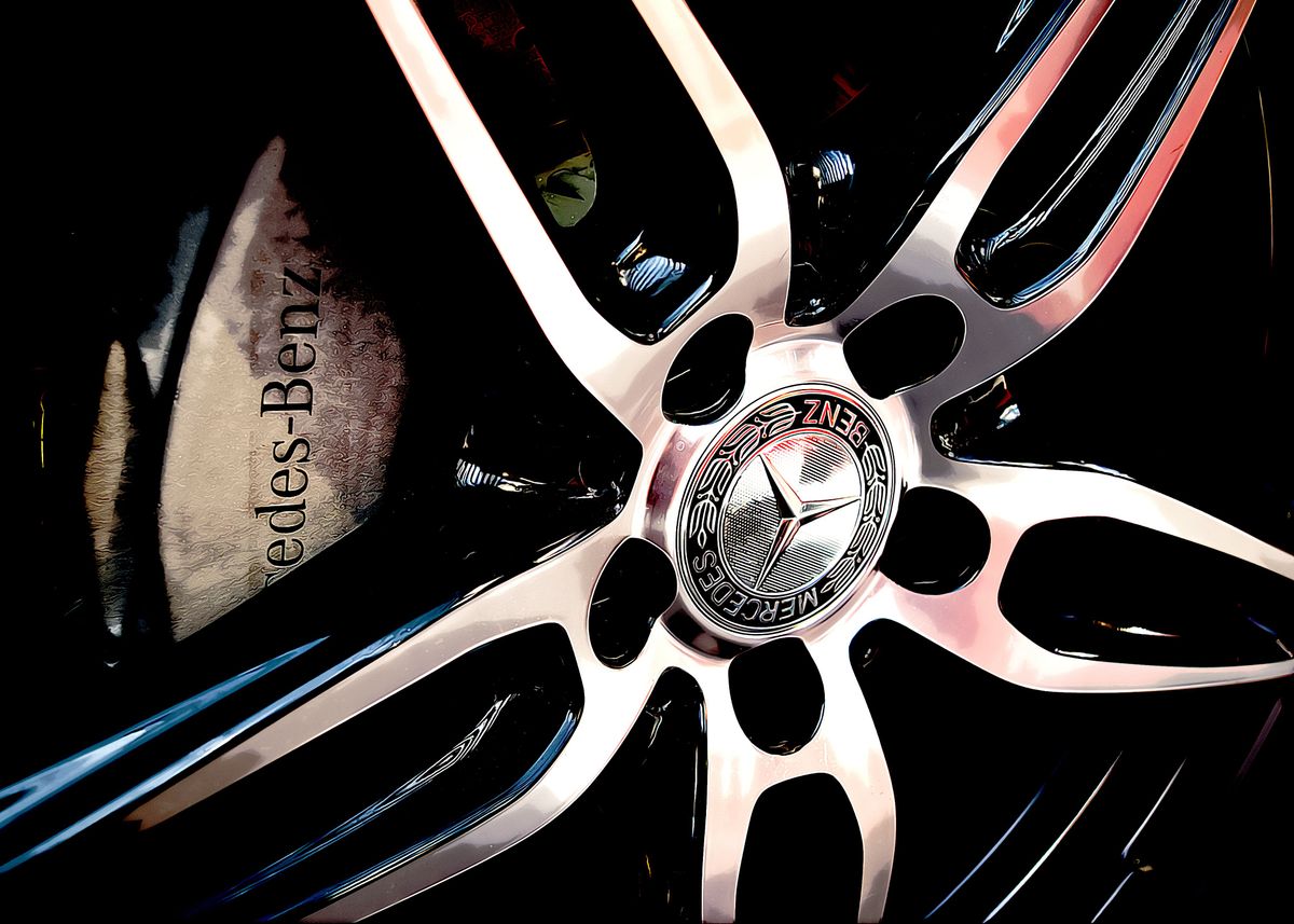 'rims cars' Poster, picture, metal print, paint by ReCreArtion | Displate