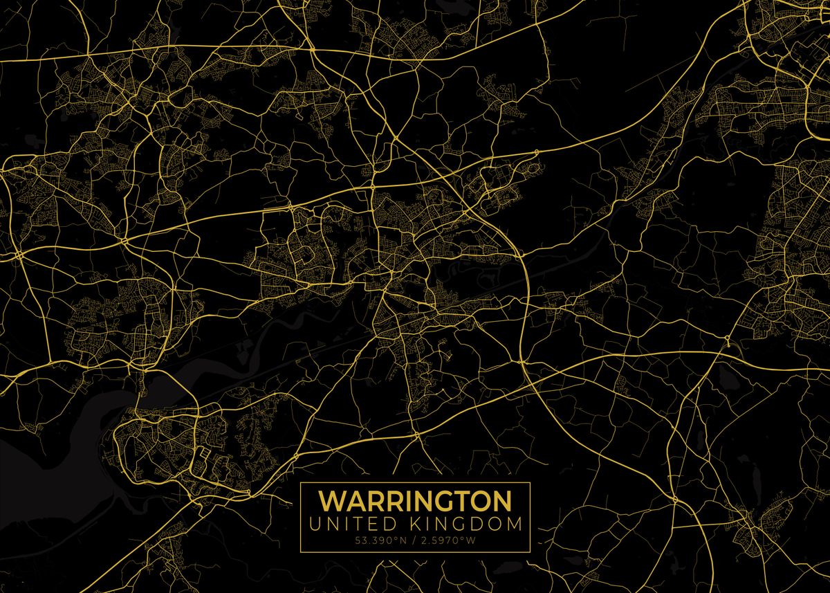 'Warrington United Kingdom' Poster by Conceptual Photography | Displate