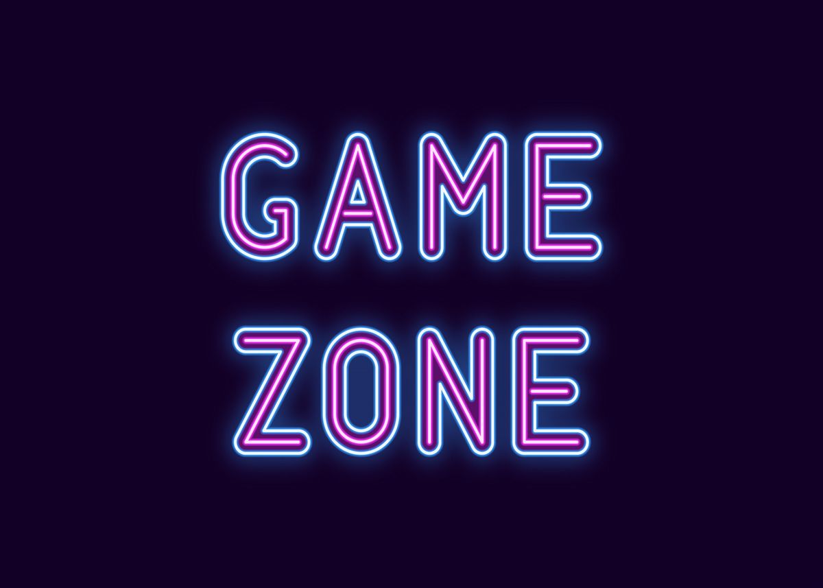 'Game Zone' Poster, picture, metal print, paint by Soccarstarz | Displate