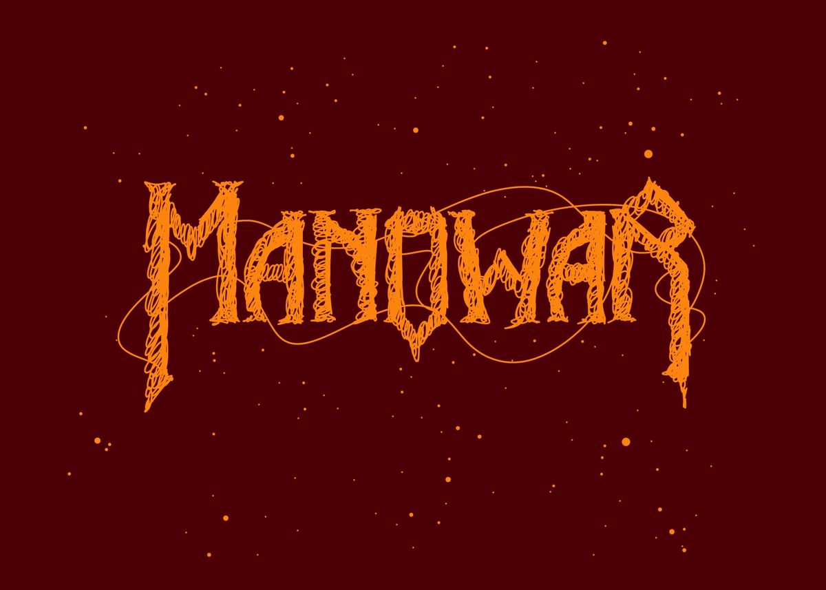 'Manowar Metal Mythology' Poster, picture, metal print, paint by erwin ...