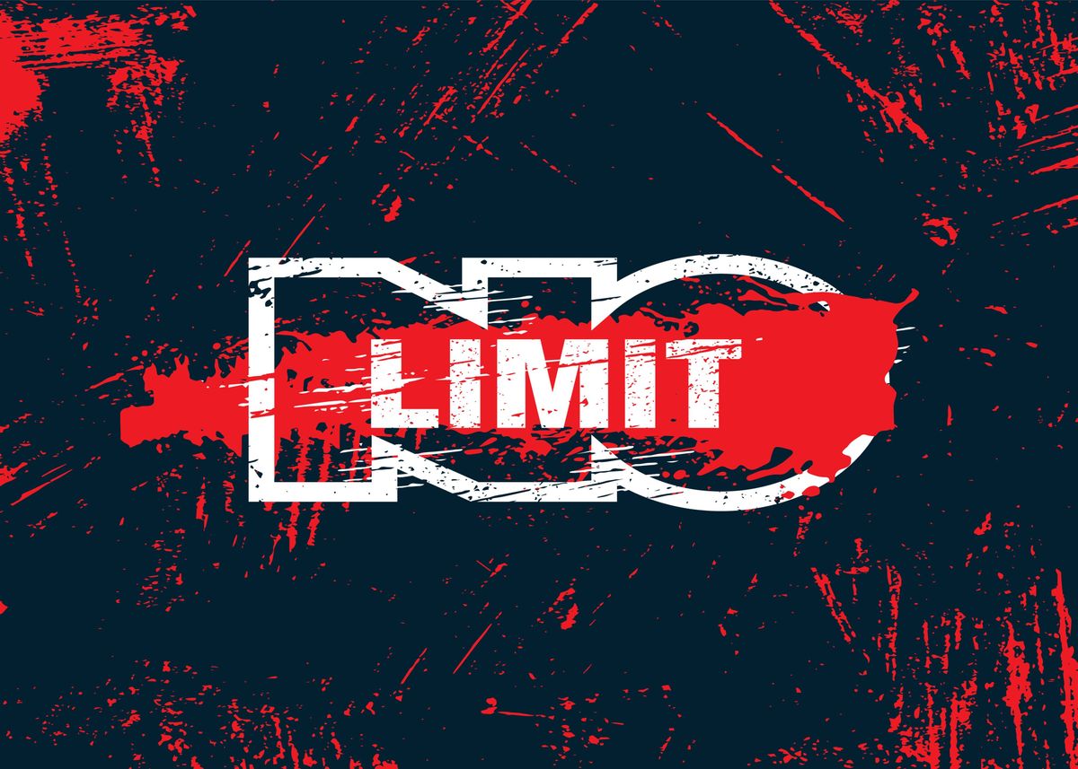 'No Limit' Poster, picture, metal print, paint by Create Purkarthofer ...
