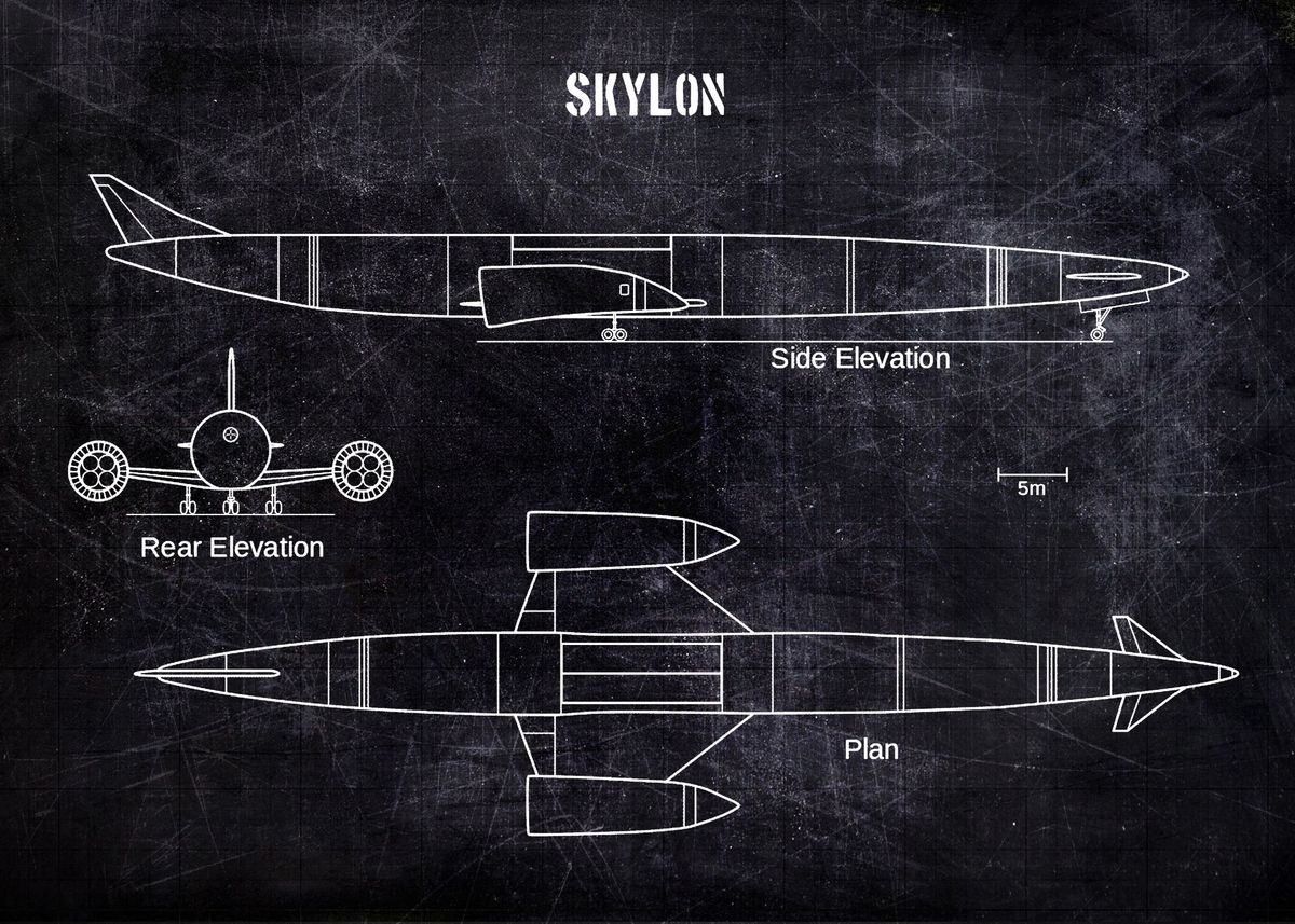 'SKYLON' Poster, picture, metal print, paint by MAXART DESIGN | Displate
