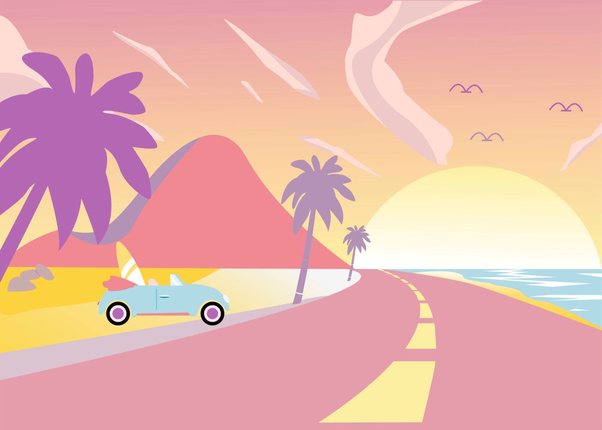 'CHILL vibes' Poster by MAMMIRI ART | Displate