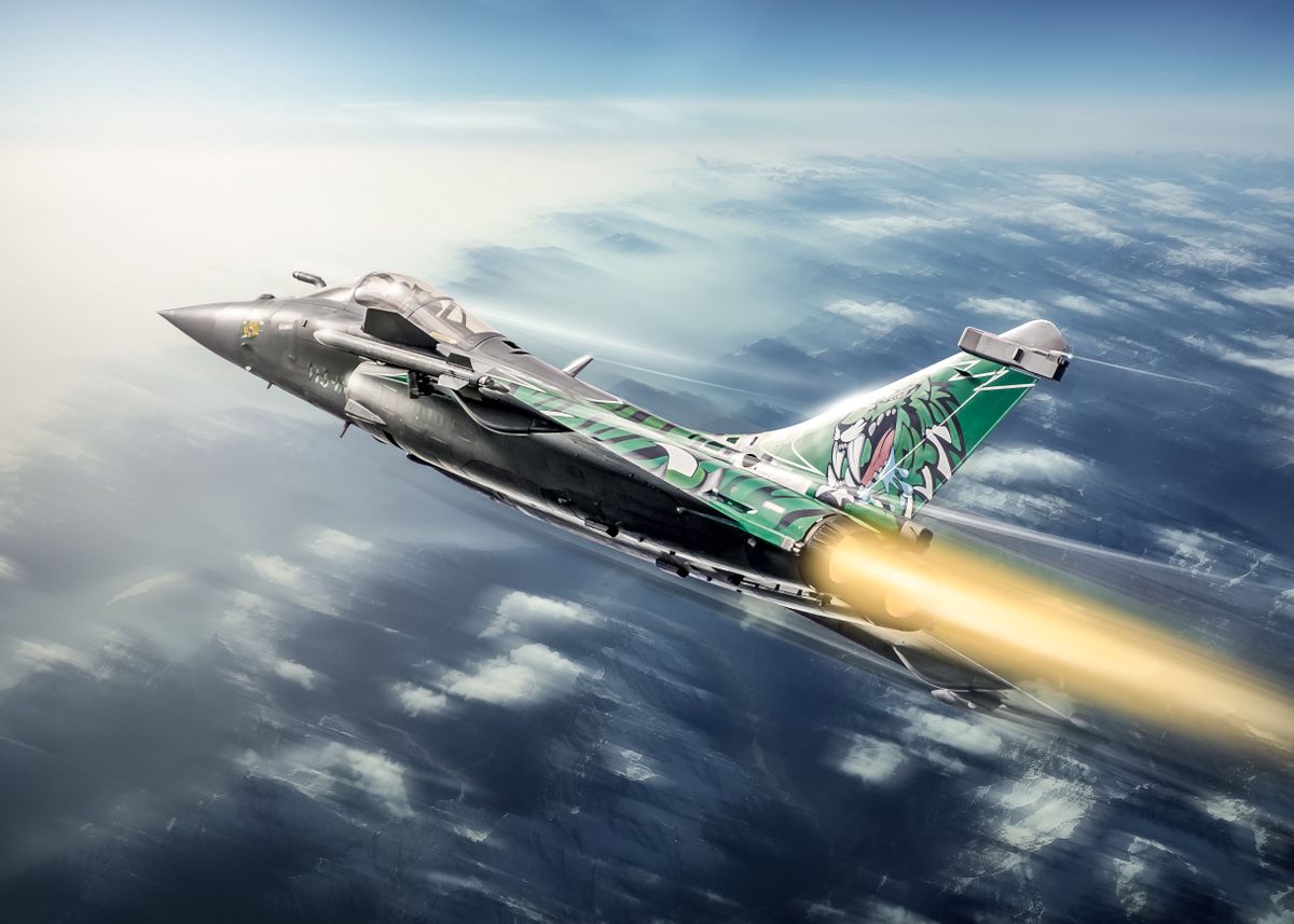 'AFTERBURNER' Poster, picture, metal print, paint by 21Creative | Displate