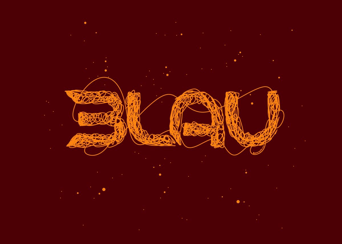 'DJ 3LAU JUSTIN DAVID BLAU ' Poster, picture, metal print, paint by ...