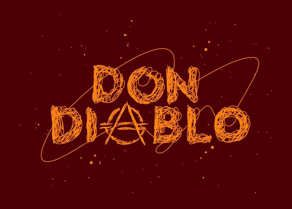 'DON DIABLO DJ PEPIJN LOGO' Poster, picture, metal print, paint by ...