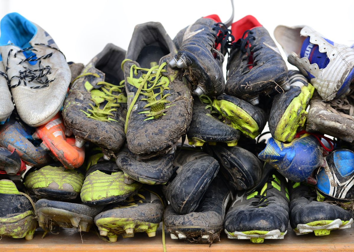 'dirty rugby shoes' Poster, picture, metal print, paint by tony4urban ...