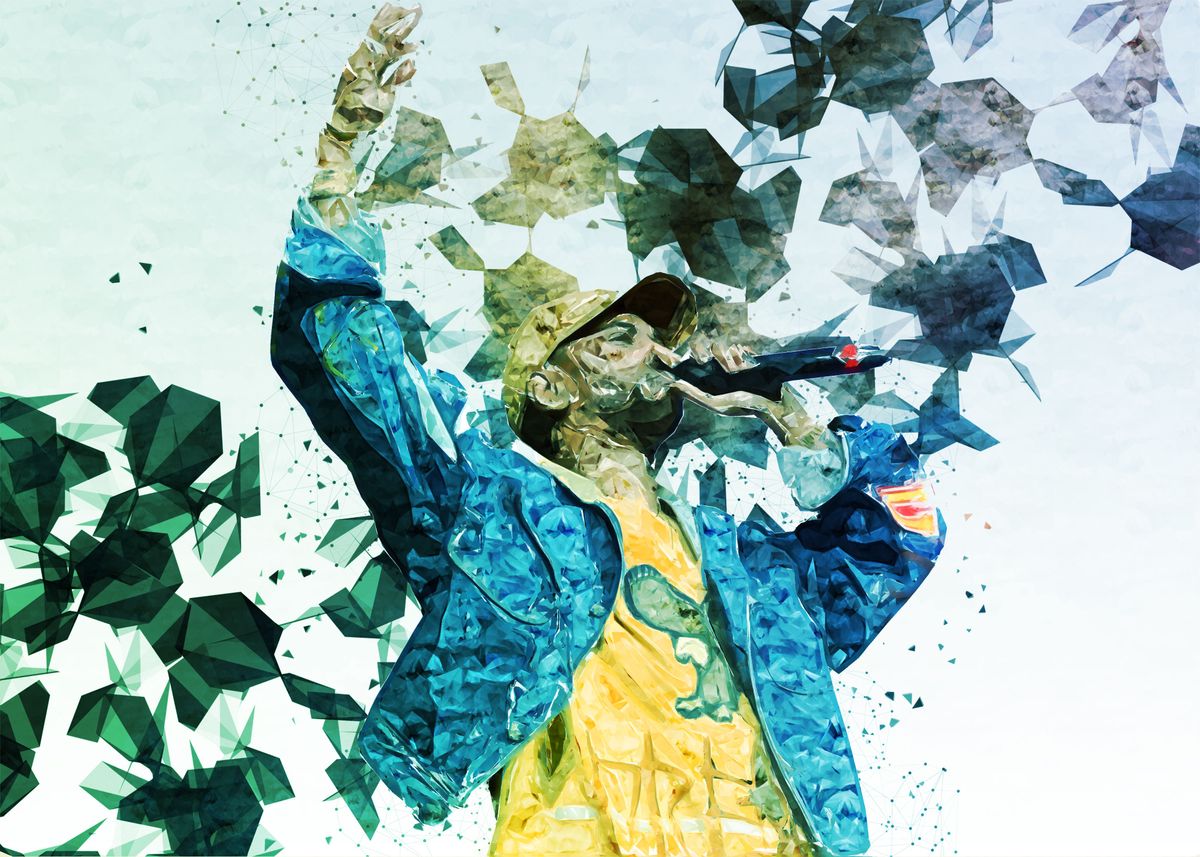 'Big Sean' Poster, picture, metal print, paint by Franklin Ruben | Displate