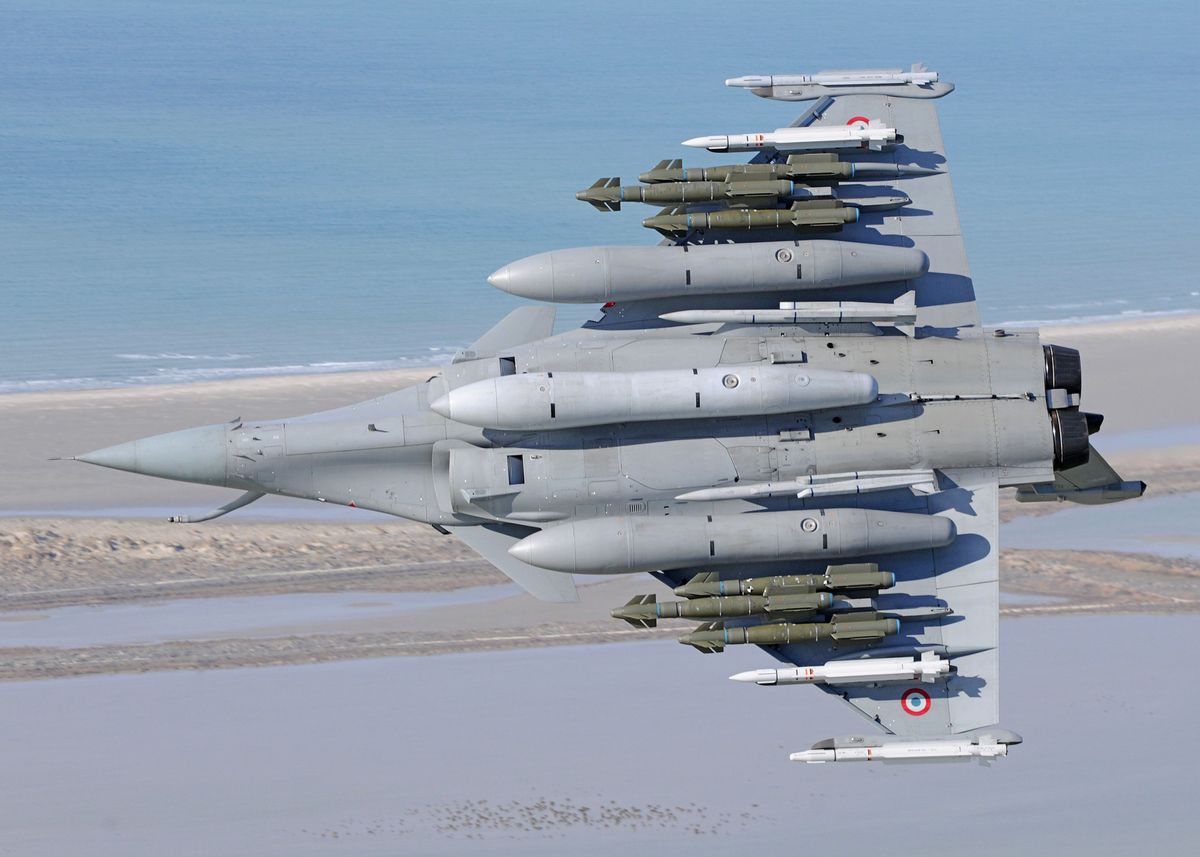 'Rafale Fighter Jet Fighter' Poster, picture, metal print, paint by ...