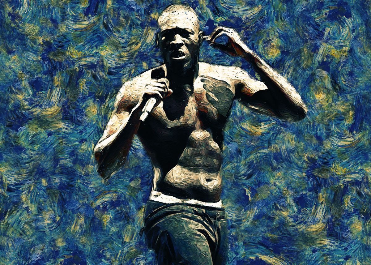 'Stormzy' Poster, picture, metal print, paint by ru ke | Displate