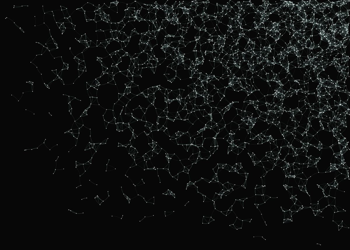 'Network Mesh' Poster by Iurii Vlasenko | Displate