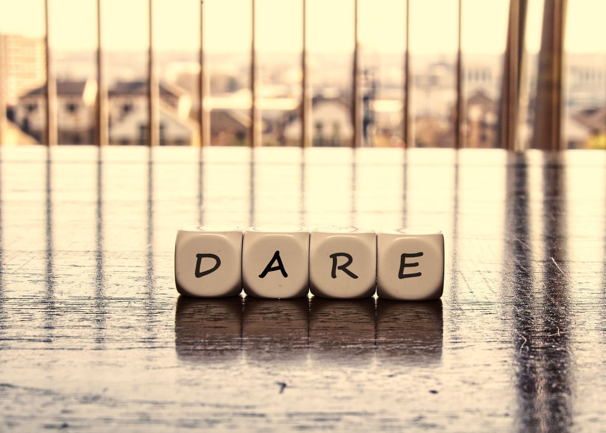 'Dare' Poster, picture, metal print, paint by AR1 | Displate